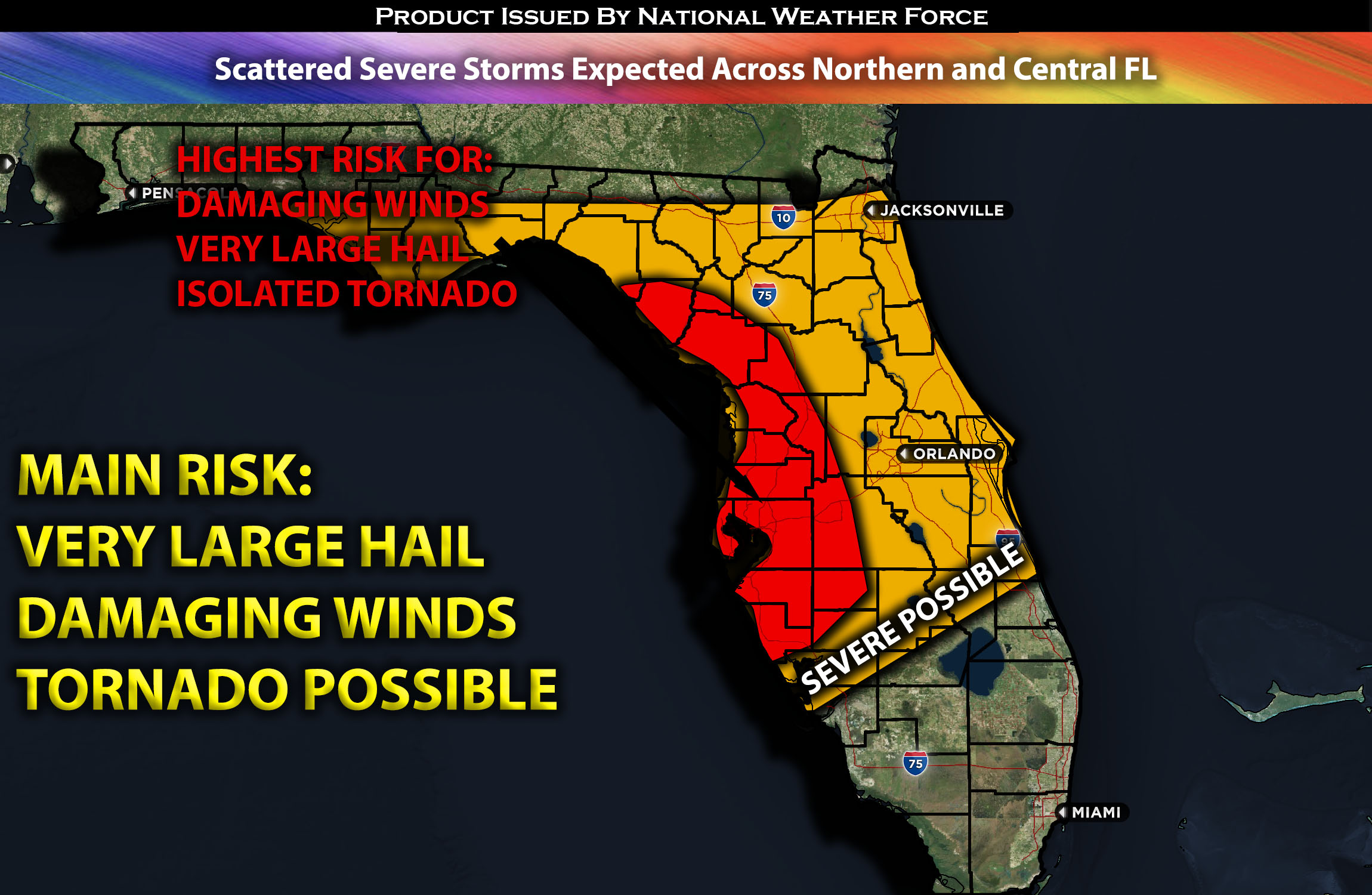 Scattered Severe Storms Expected Across Northern and Central FL on the ... Scattered Severe Storms Expected Across Northern and Central FL on the ...